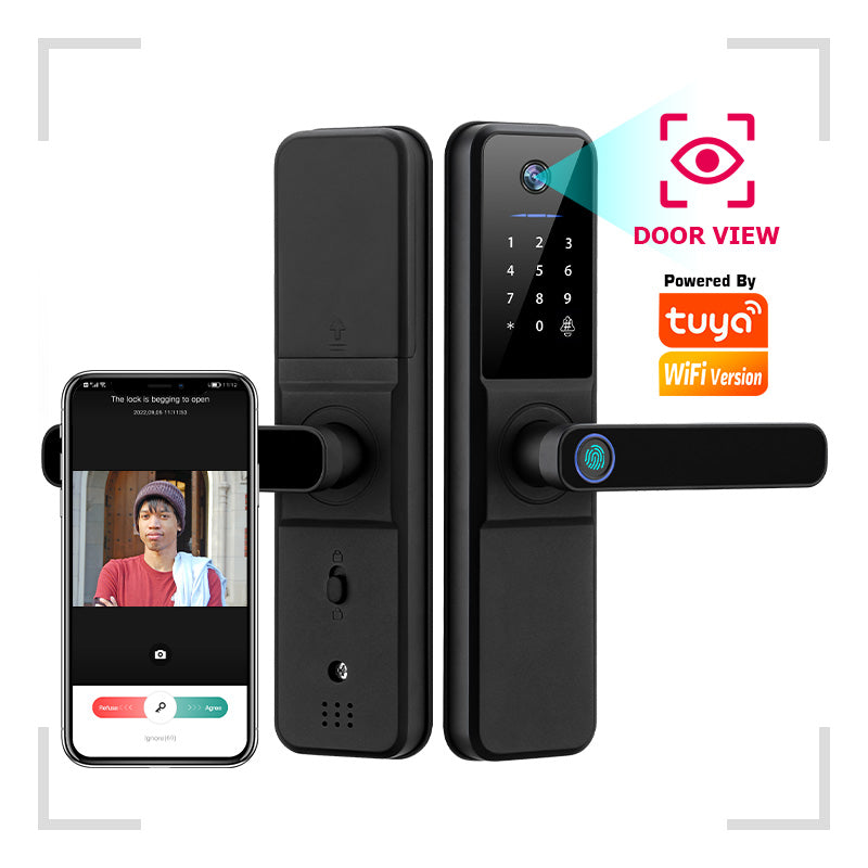 H01——Professional Fingerprint Lock with Camera – Tropernic